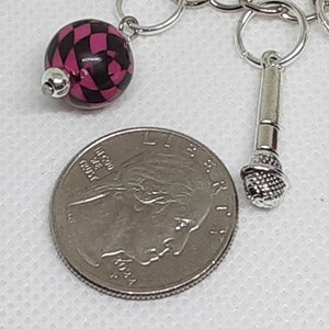 Microphone Music Notes Charm Bracelet Gifts for Her Music Lovers - Etsy