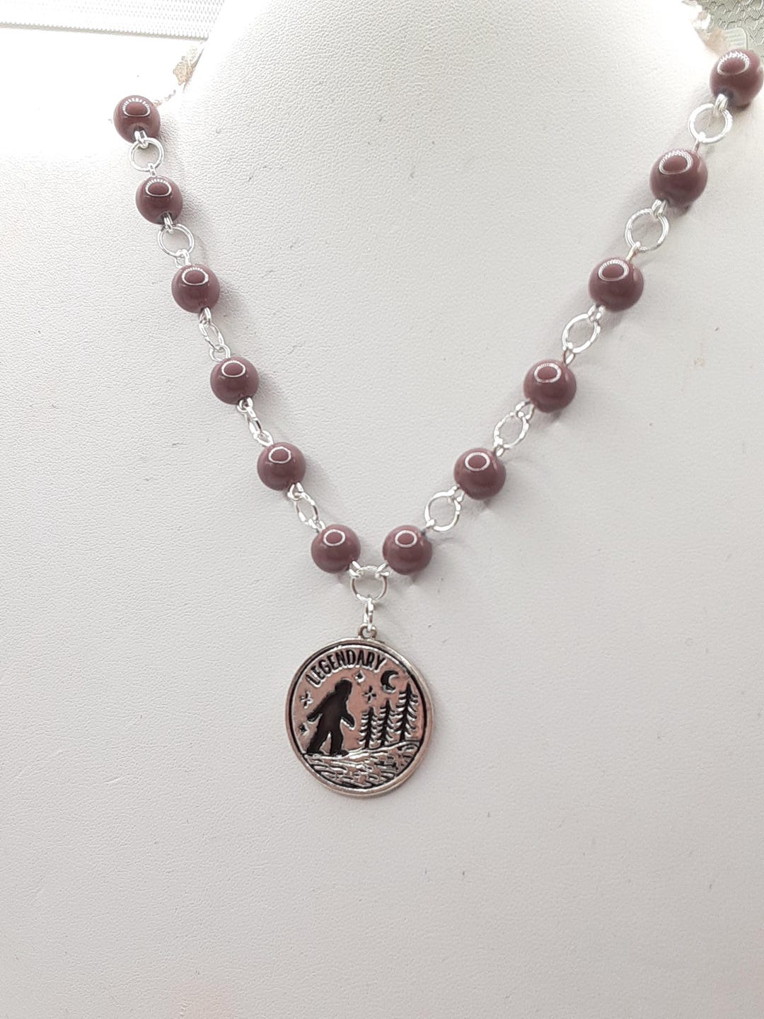 Bigfoot Sasquatch Charm Necklace Whimsical Fantasy Unique Fun Jewelry ...