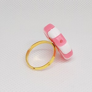 Pink Peppermint Candy Christmas Statement Ring Christmas Stocking ...