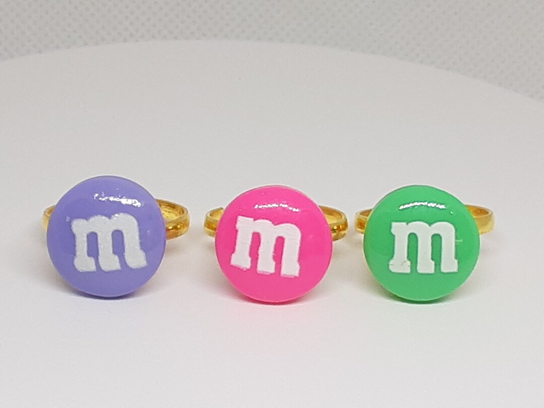Yummy Chocolate Adjustable Ring Set Fun Whimsical Adjustable Chocolate ...
