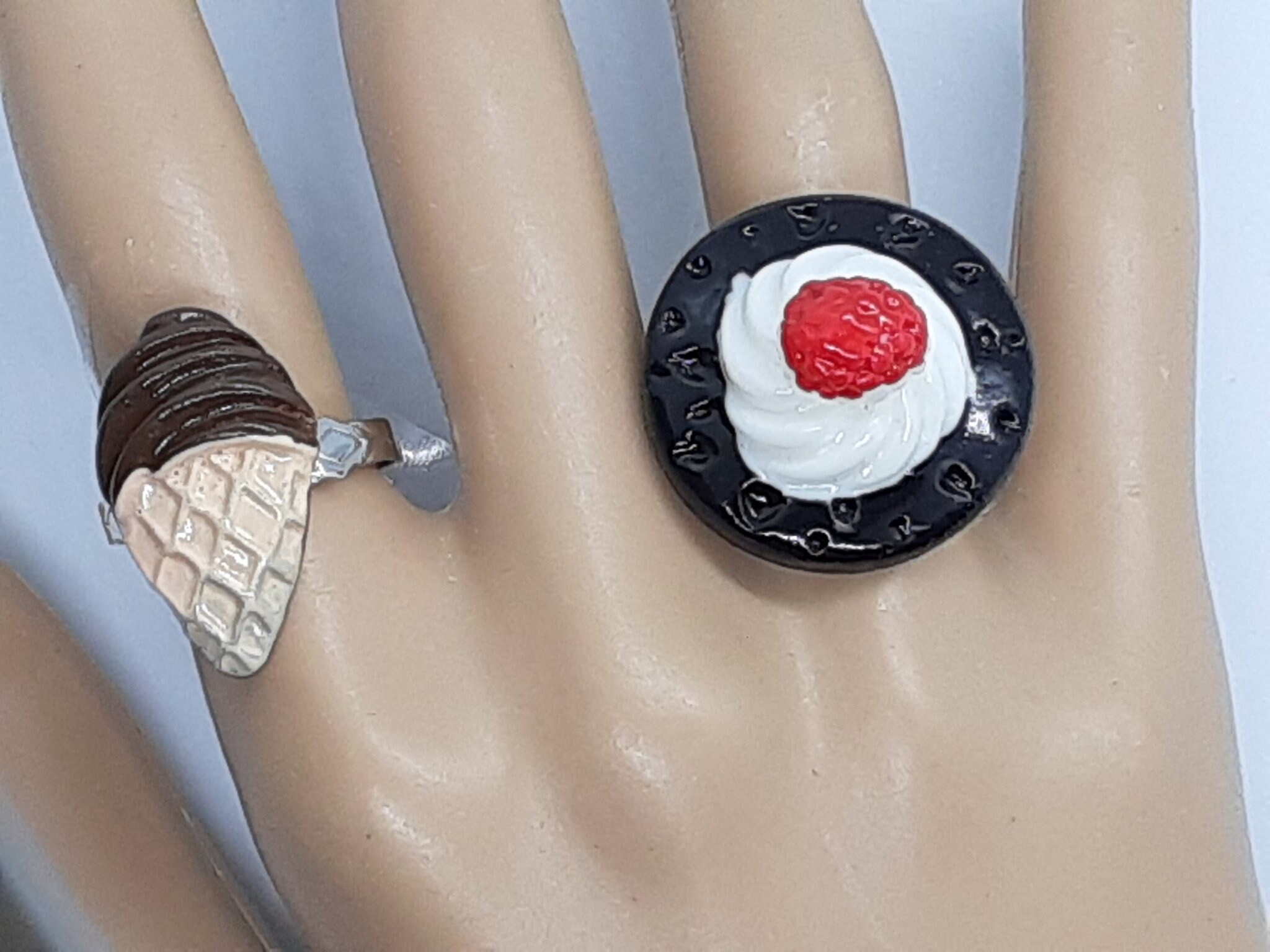 Delicious Desserts Ring Set Adjustable rings Child or Adult | Etsy