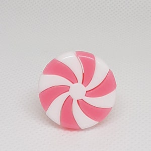 Pink Peppermint Candy Christmas Statement Ring Christmas Stocking ...