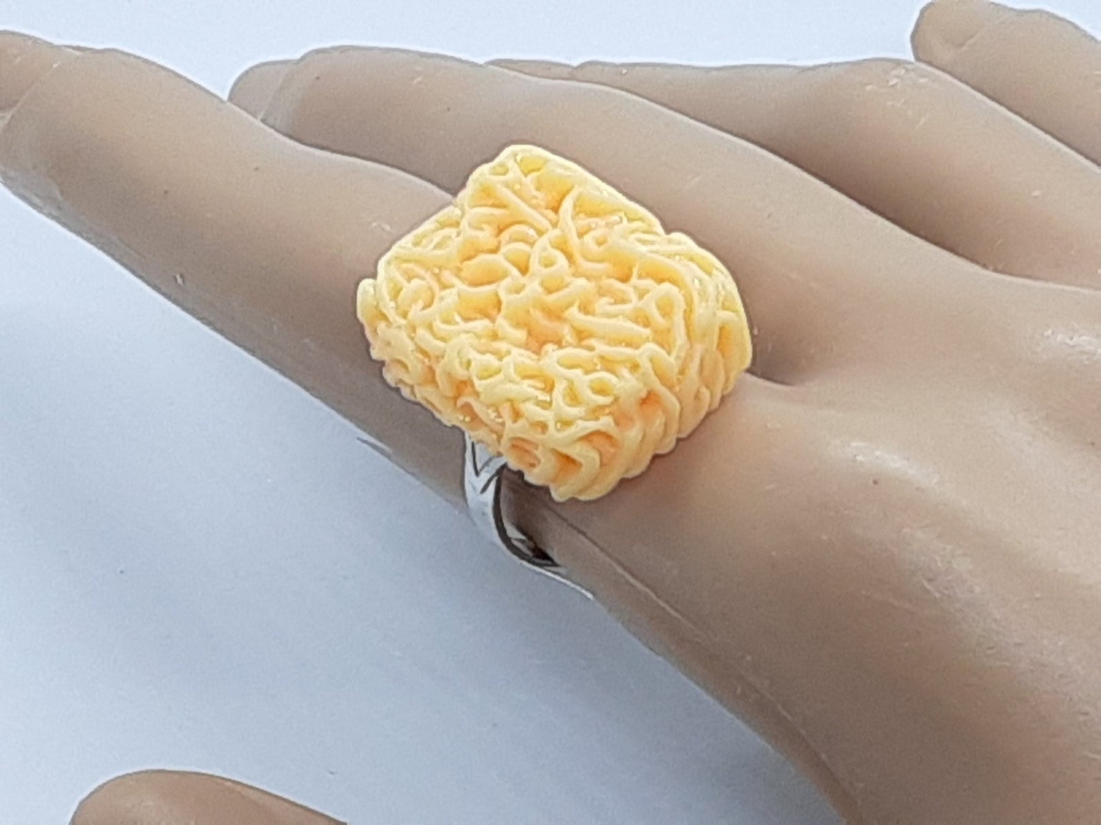 Ramen Noodles Instant Noodle Ring Whimsical Fun Jewelry Gifts - Etsy Israel