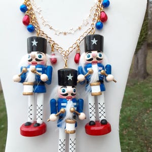 Nutcracker Statement Necklace Christmas Jewelry Fun Jewelry Christmas ...