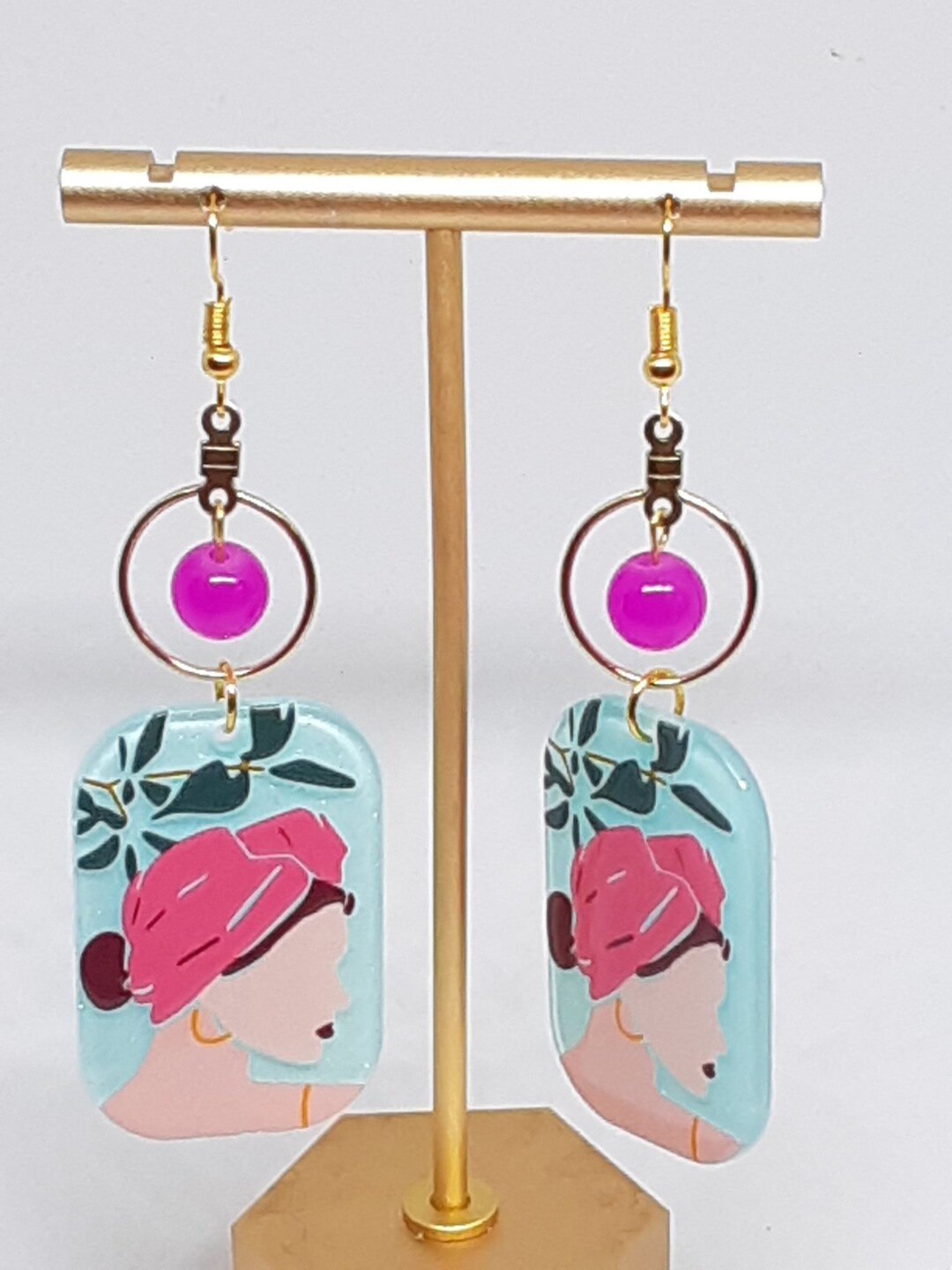 Lady Dangle Earrings Fun Jewelry Gifts for Her - Etsy