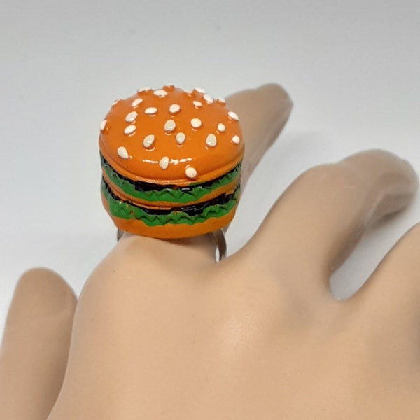 Hamburger Ring - Etsy