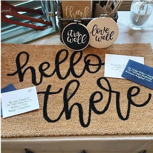 Custom Door Mat | Personalized Door Rug | Personalized Gift | Front ...