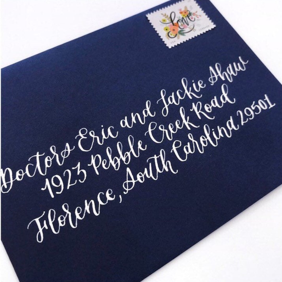 Hand-lettered Envelopes | Cursive Envelopes | Calligraphy Envelopes ...
