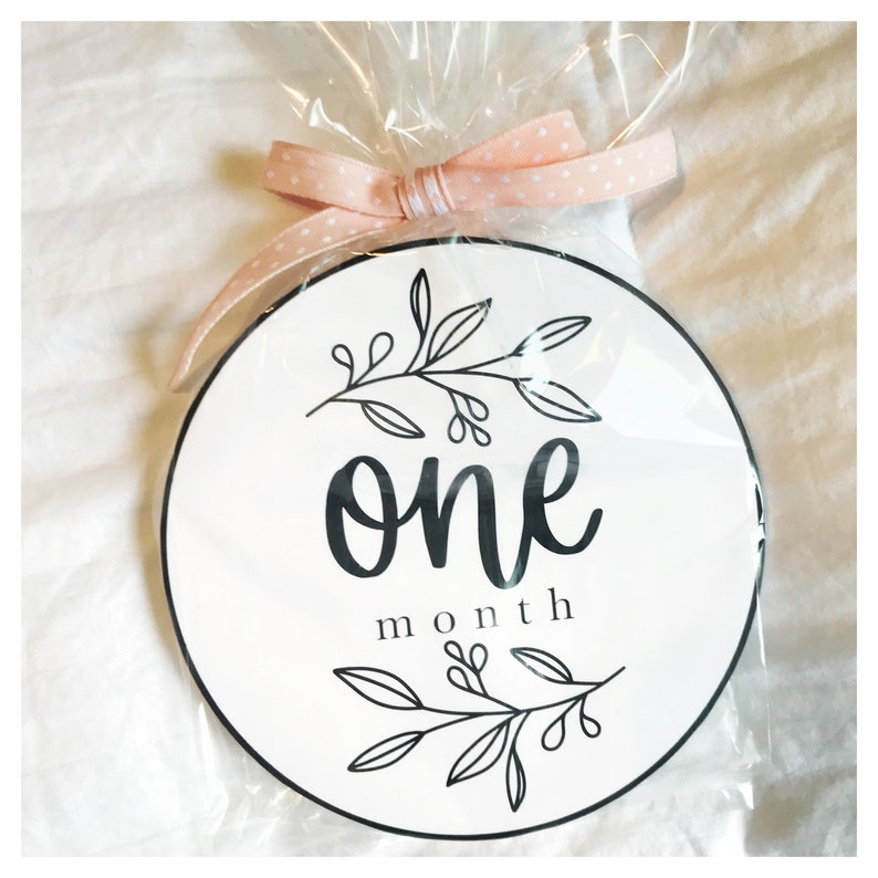 Baby Month Markers Milestone Photo Props Baby's First - Etsy