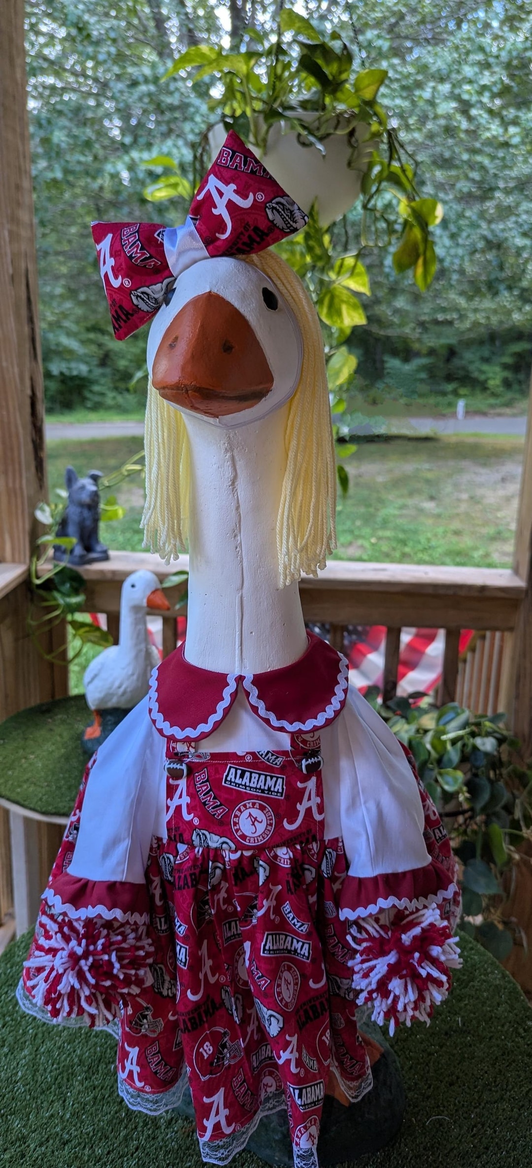 Football/alabama Dress for Your Porch Goose - Etsy