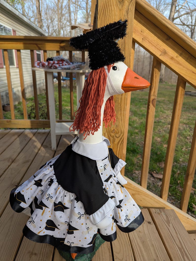 Graduation Outfit for Your Porch Goose - Etsy