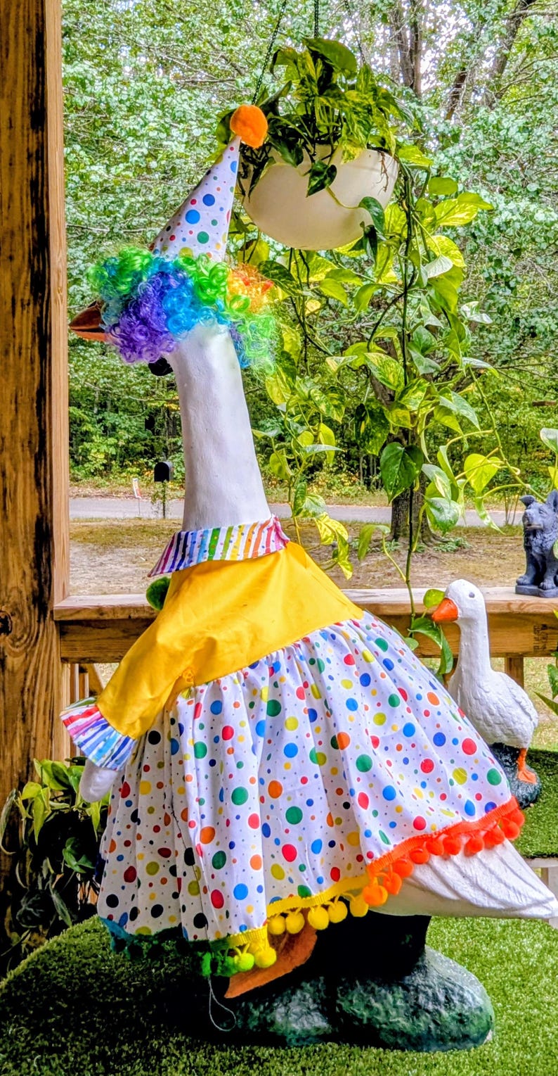 Halloween Costume for a Porch Goose/clown - Etsy