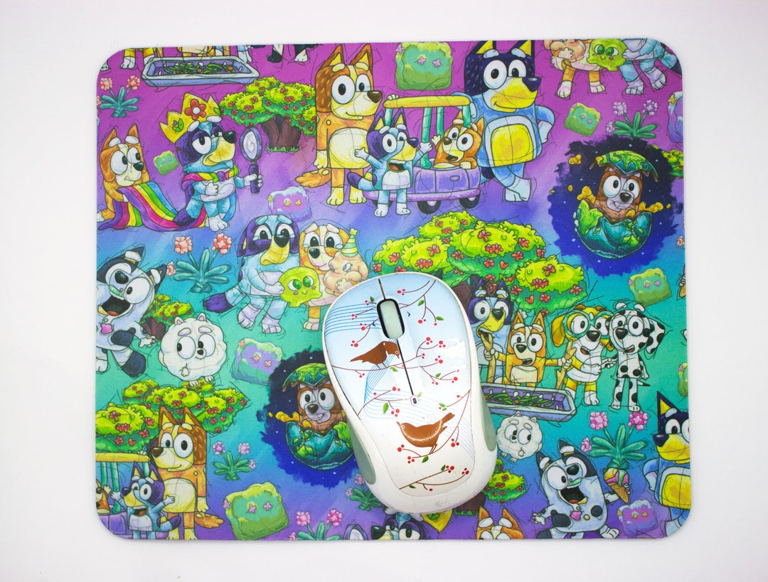 Bluey Mousepad - Cartoon Mouse Pad, Gaming Mousepad, Desk Mat - Etsy