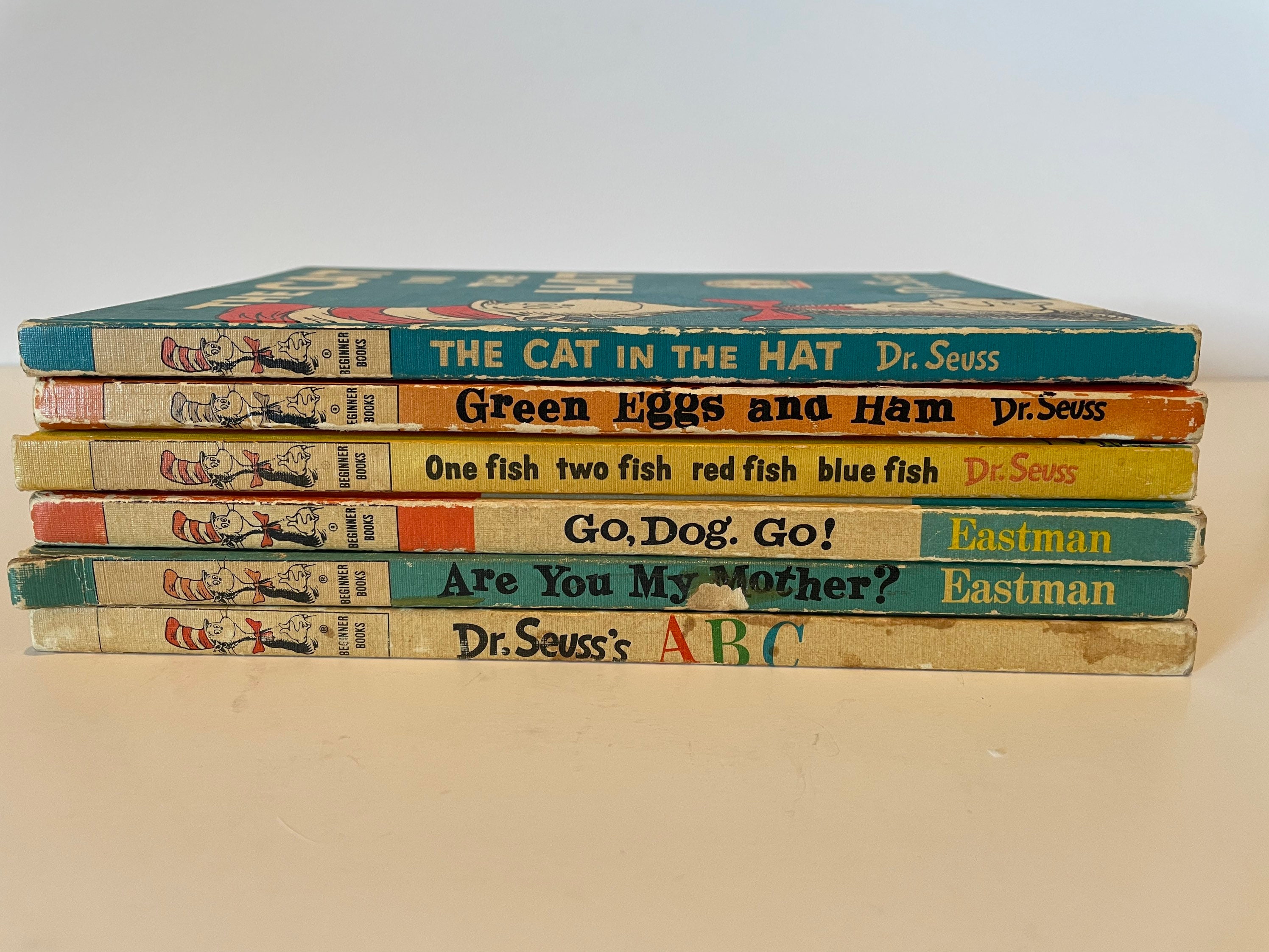 Lot of 6 Rare Vintage Dr. Seuss First Edition Book Club Books, Cat in ...