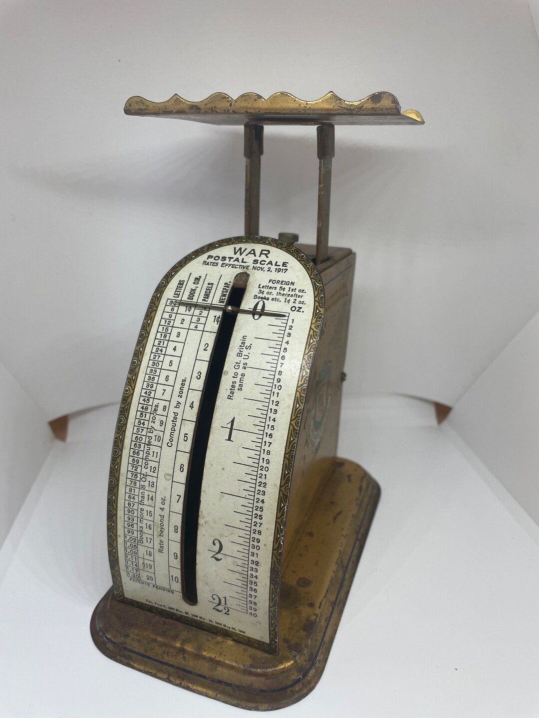 Antique Pelouze War Postal Scale 1900s - Etsy