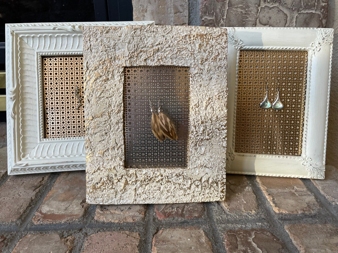 Vintage Picture Frame Earring Display Jewelry Stand Organizer - Etsy