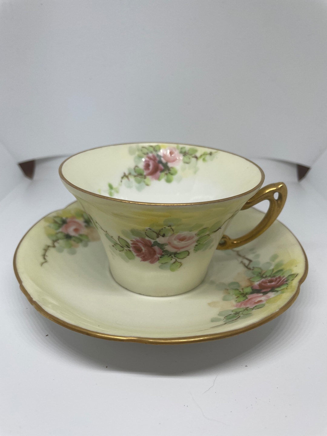 Antique Rosenthal RC Racine China Teacup and Saucer - Etsy