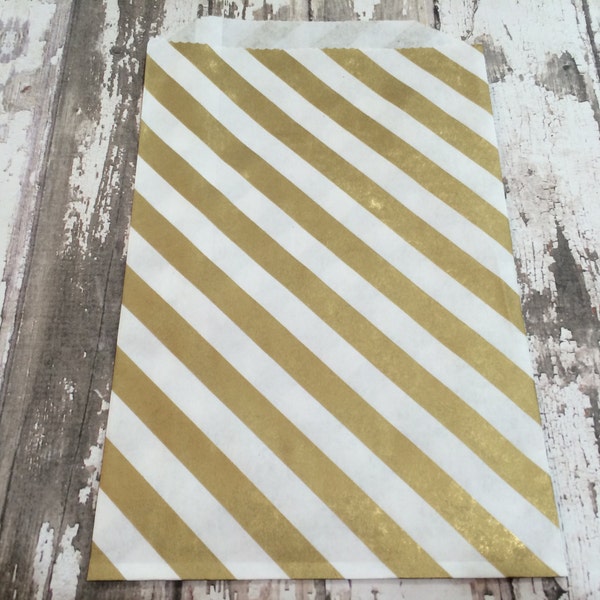 Stripe Favor Bags - Etsy
