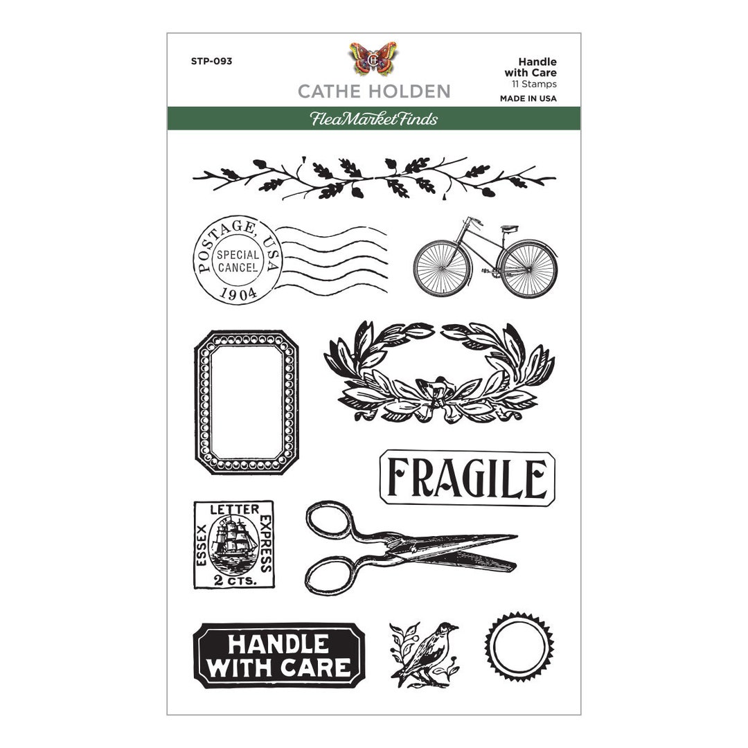 Handle With Care Stamp Set From the Flea Market Finds Collection by ...