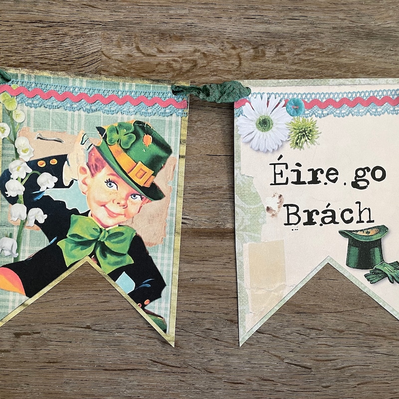 St Patricks Banner - Etsy