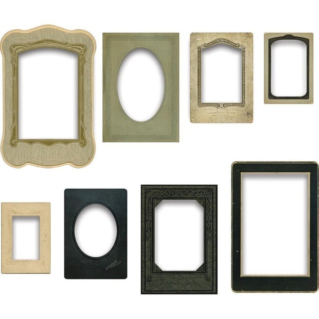 Tim Holtz Idea-ology Baseboard Frames, Vintage Inspired Chipboard ...