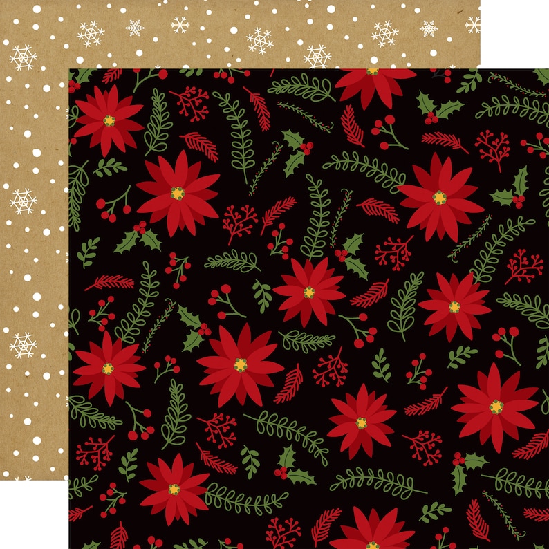 Echo Park Paper Co. Celebrate CHRISTMAS Collection Kit, Twelve 12X12 ...