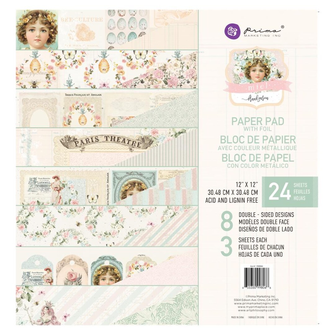 Prima Marketing Inc. Miel Collection by Frank Garcia 12" X 12" Paper ...