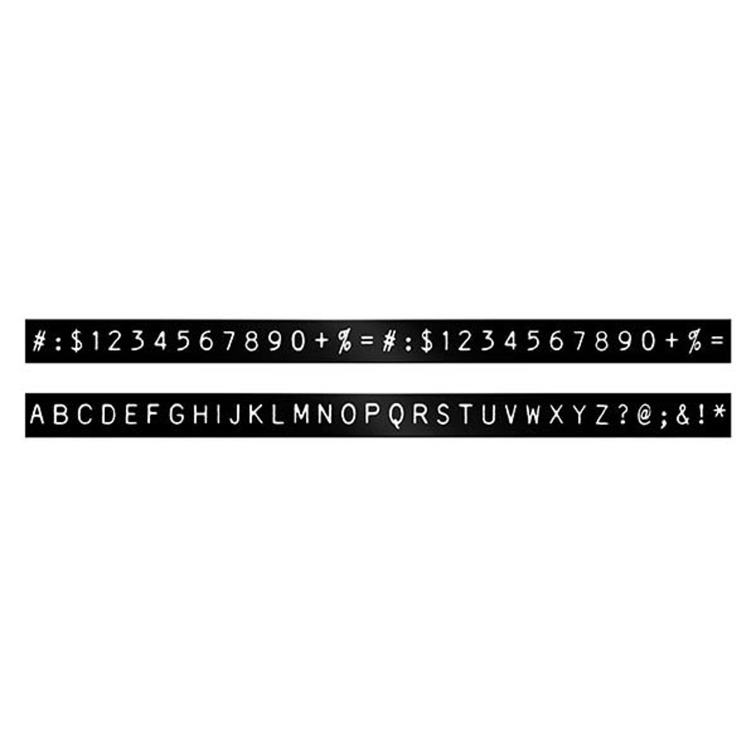 Tim Holtz Idea-ology Label Tape, 2 Rolls, Tim Holtz Label Tape, Black ...