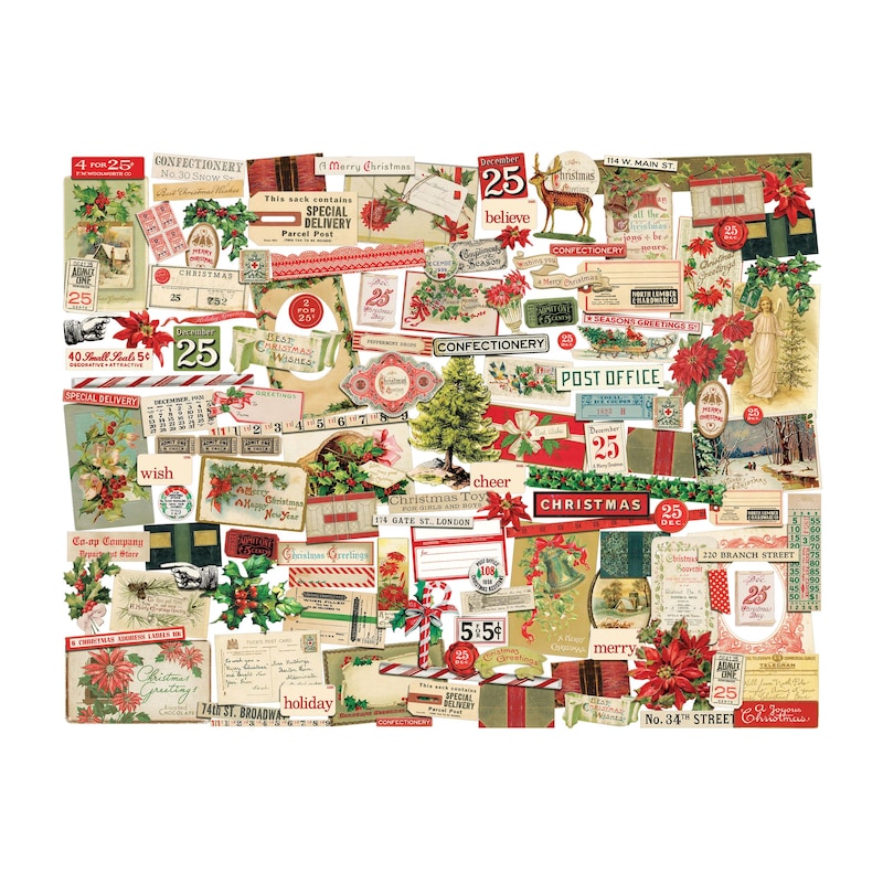 Tim Holtz Inspired Ephemera - Etsy