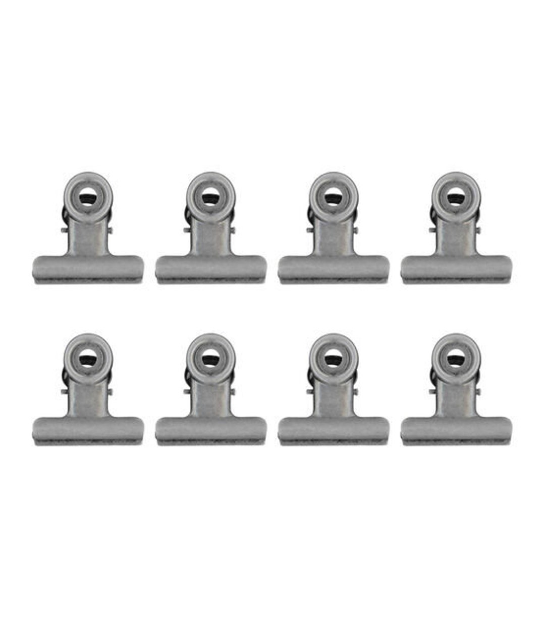 Tim Holtz Idea-ology Large Hinge Clips, 8 Pieces, Vintage Inspired ...
