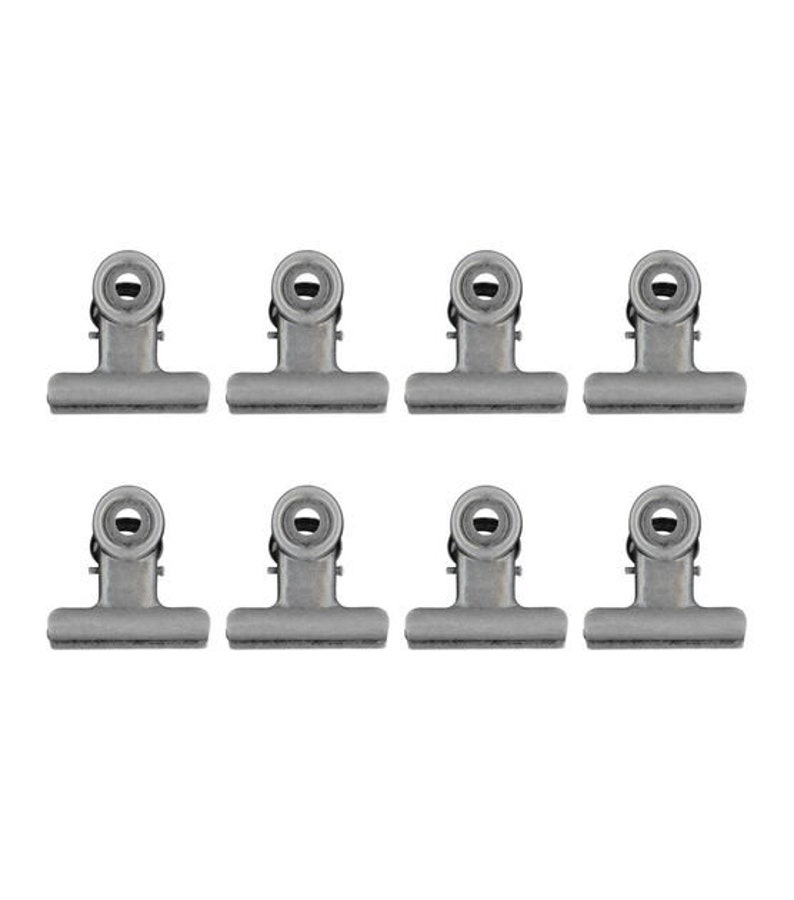 Tim Holtz Idea-ology Large Hinge Clips, 8 Pieces, Vintage Inspired ...