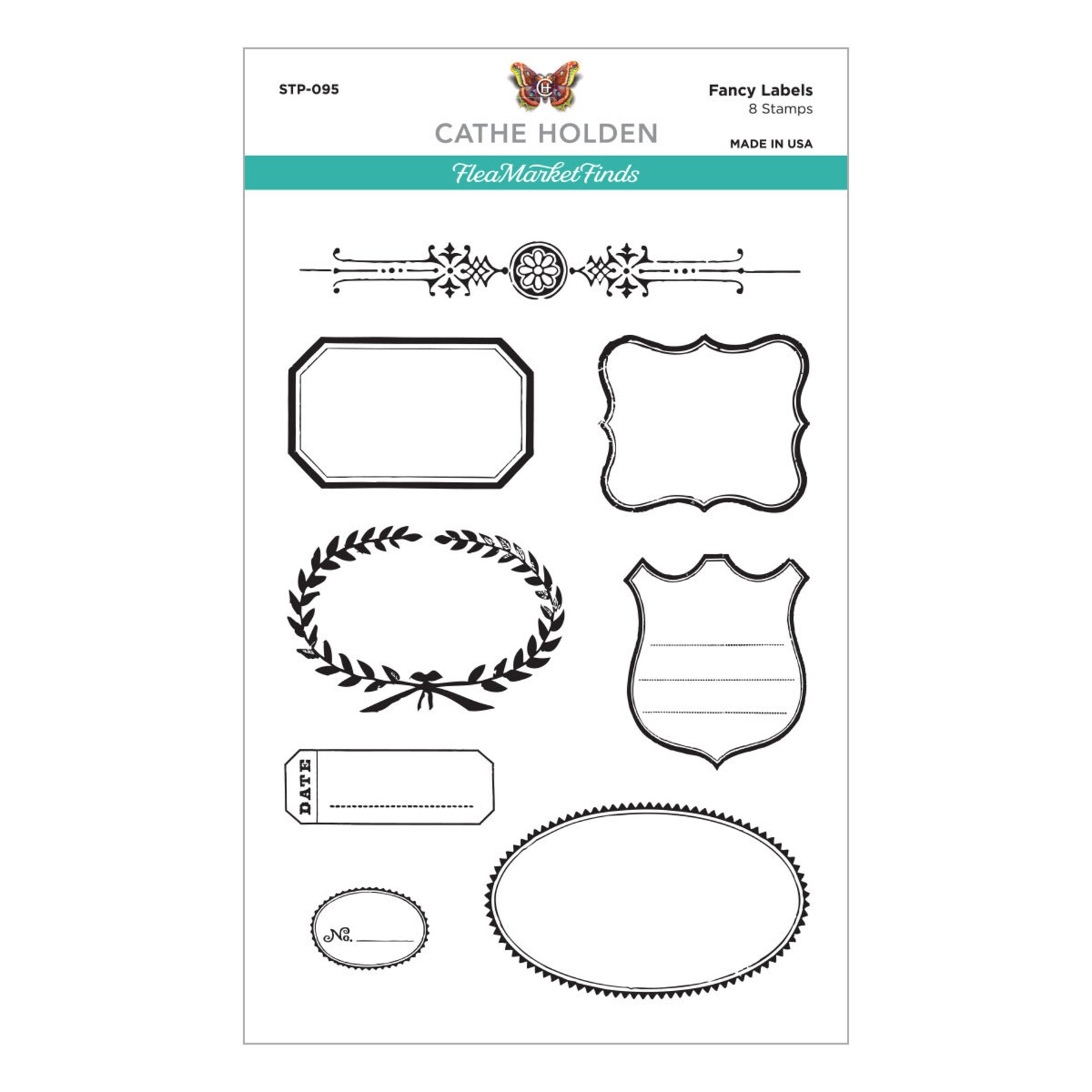 Fancy Labels Clear Stamp Set From the Flea Market Finds Collection by ...