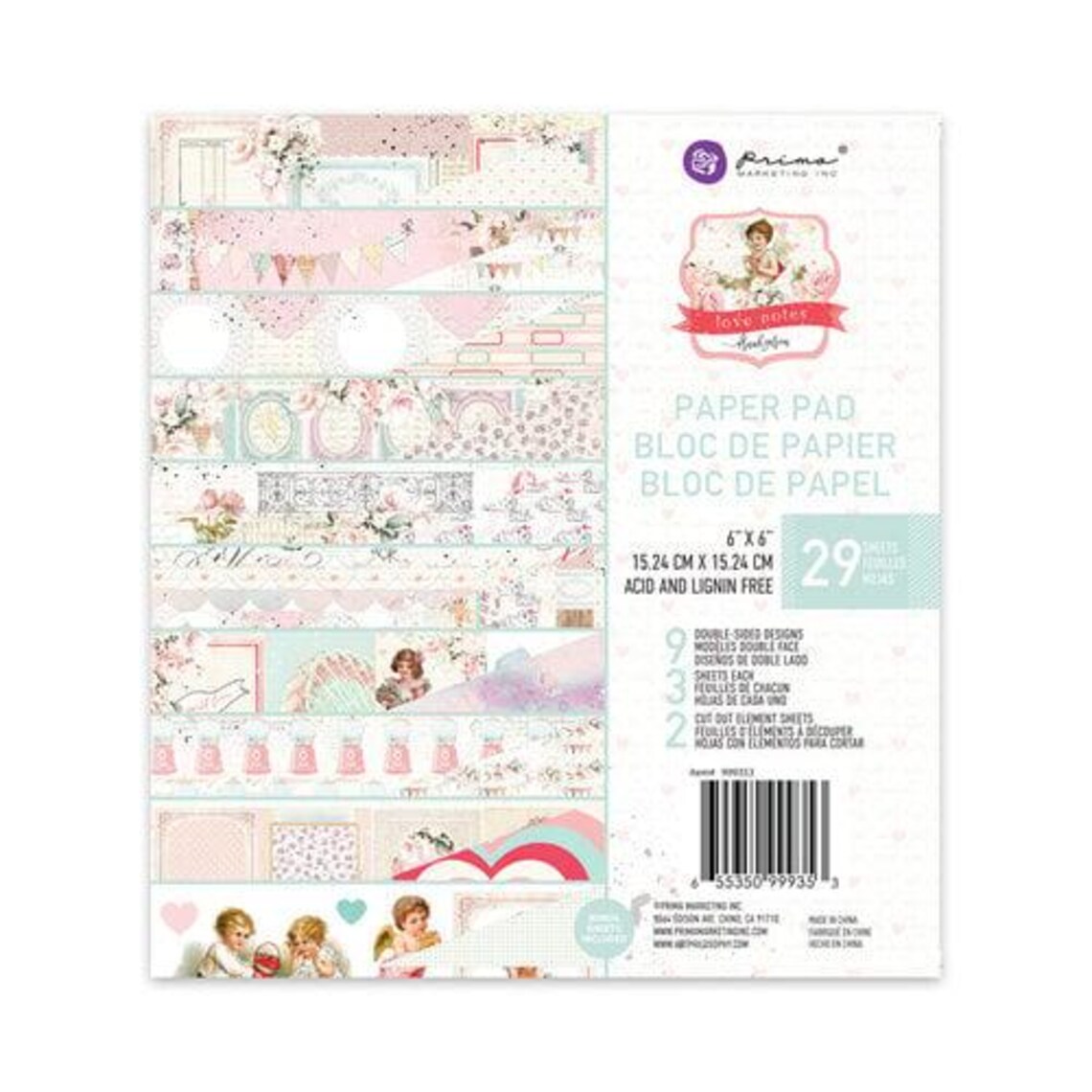 Prima Marketing Inc. Love Notes Collection by Frank Garcia 6" X 6 ...