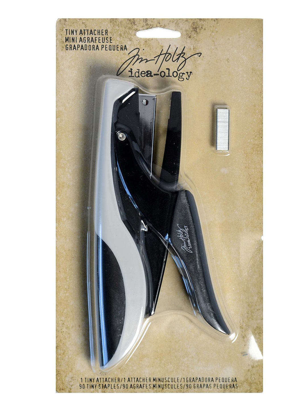 Tim Holtz Idea-ology Tiny Attacher, Tim Holtz Tiny Stapler With 90 Tiny ...