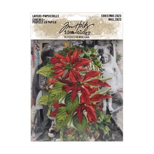Tim Holtz Idea-ology Layers + Paper Dolls, 95 Pieces, Vintage Inspired ...