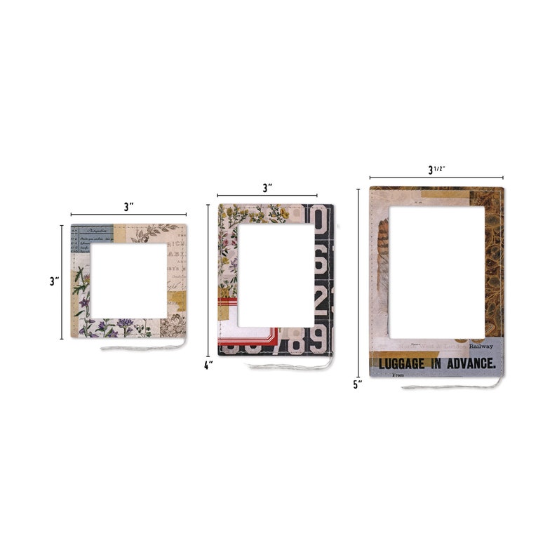 Tim Holtz Idea-ology Layer Frames, "collage", 12 Pieces, Vintage ...