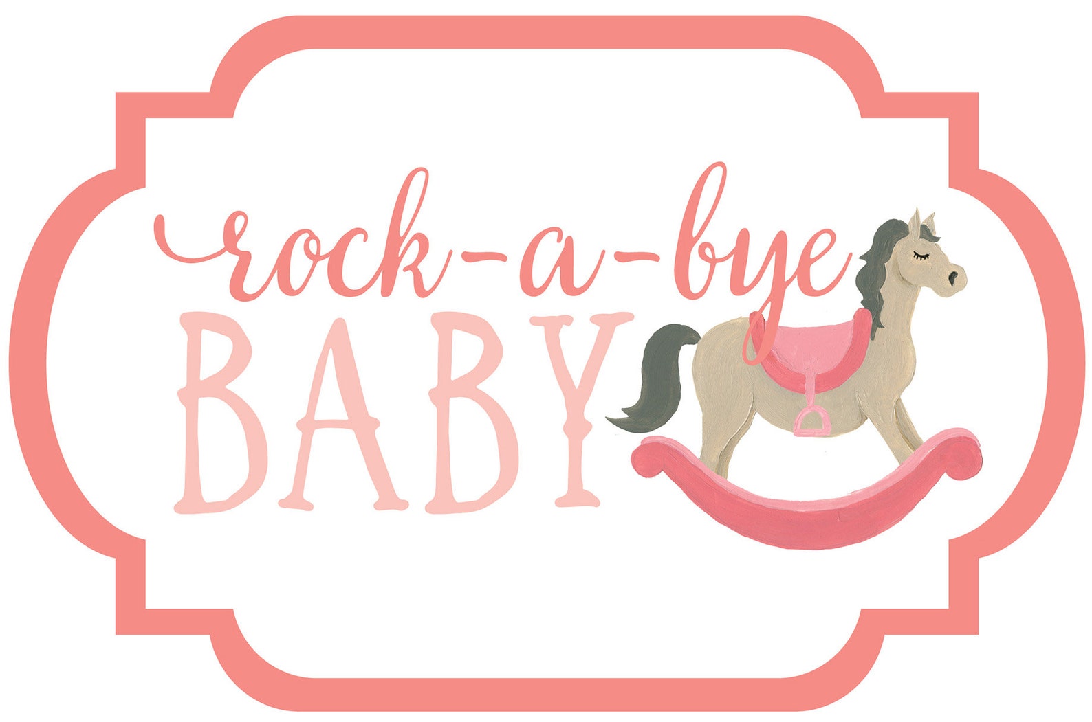 Carta Bella Rock-a-bye BABY Decorative Brads Baby Girl Theme | Etsy