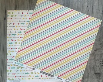 4 Assorted Sheets! October Afternoon Daily Flash Girl Talk Collection ...