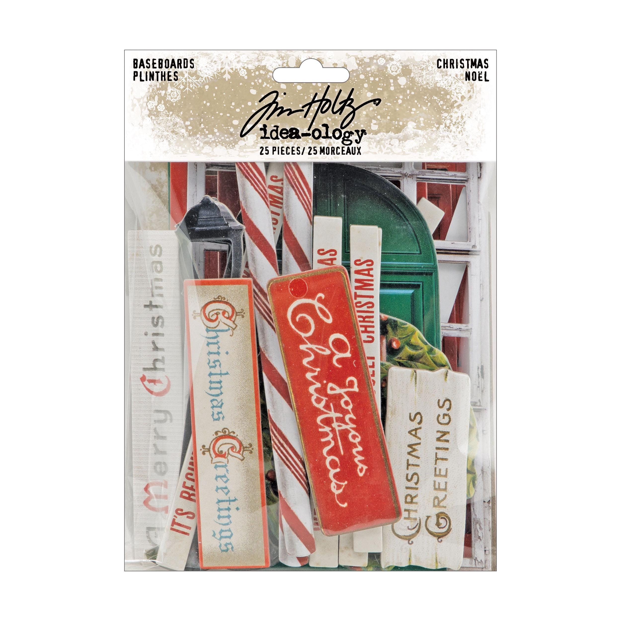 Tim Holtz Idea-ology Baseboards, Christmas 2025, Bookboard Doors ...