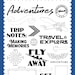 Carta Bella Designer Stamps, Our Travel ADVENTURE Collection Stamps ...