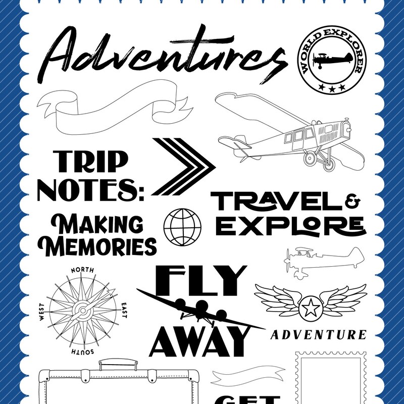 Adventure Stamp - Etsy