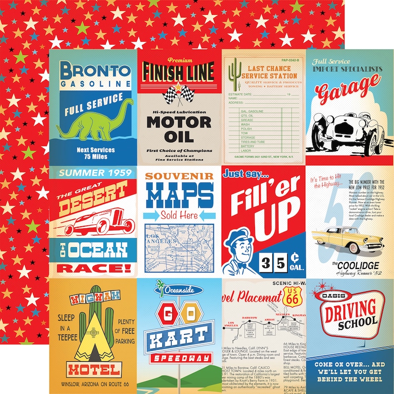 5 Assorted Sheets Carta Bella CARTOPIA Collection 12X12 - Etsy