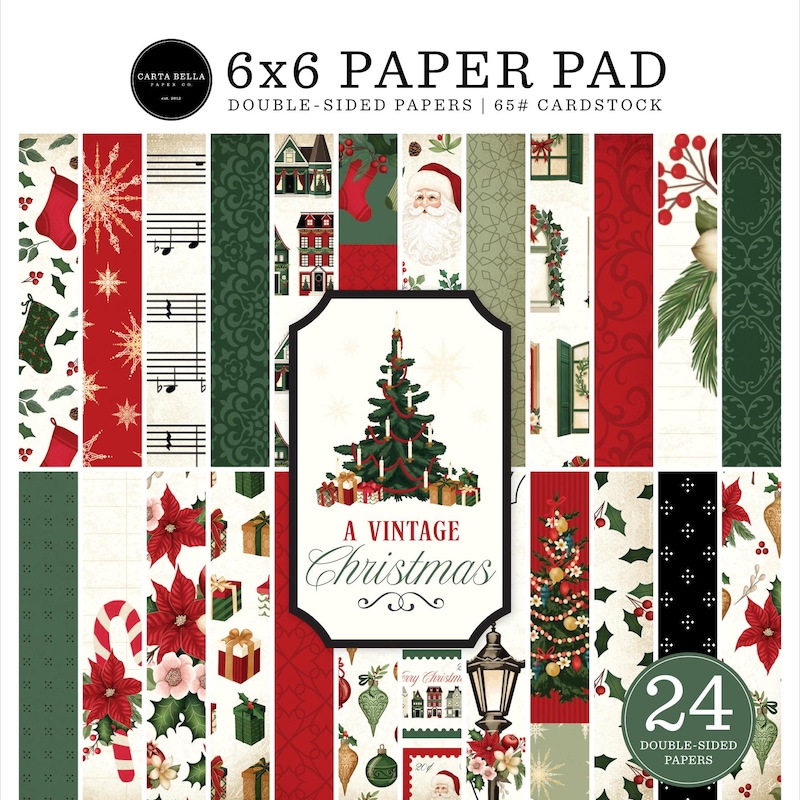 Cardstock Christmas Blocks - Etsy