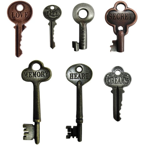 Tim Holtz Word Keys - Etsy