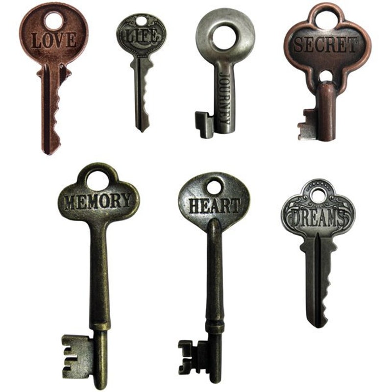 Tim Holtz Word Keys - Etsy