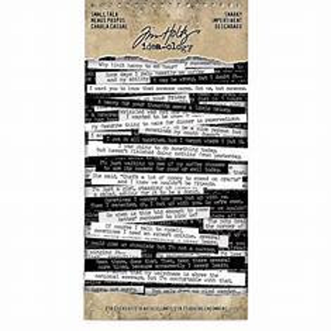 Tim Holtz Idea-ology Sticker Book, "small Talk Snarky" Sticker Book, 8 ...