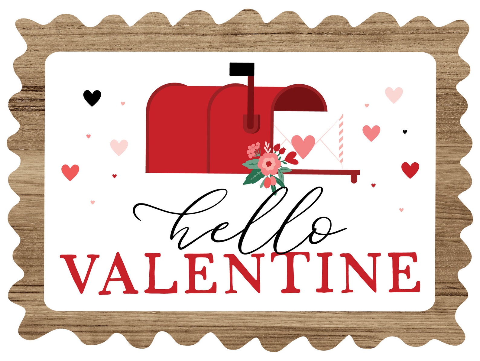 Echo Park Paper Co. Hello VALENTINE Element Stickers, 12X12 Sticker ...