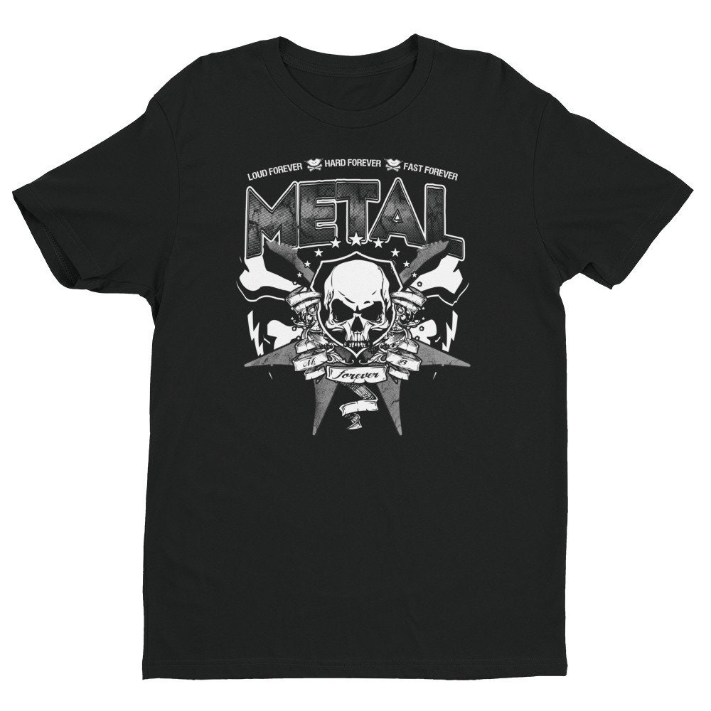 Metal Forever men's T-shirt - Etsy