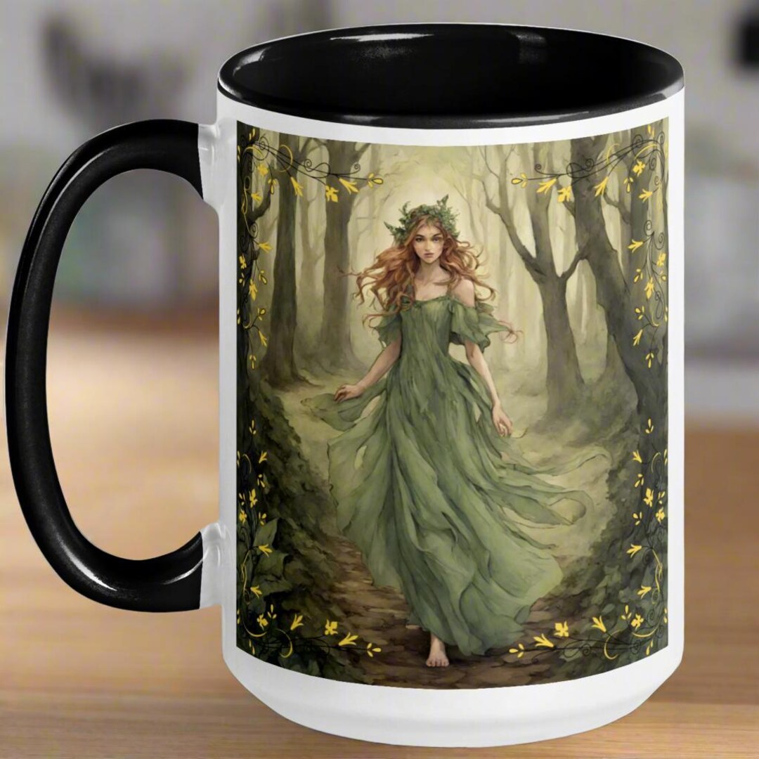 Fantasy Ceramic Mug-epic Fae Autumn Mug is the Perfect Gift for Her ...