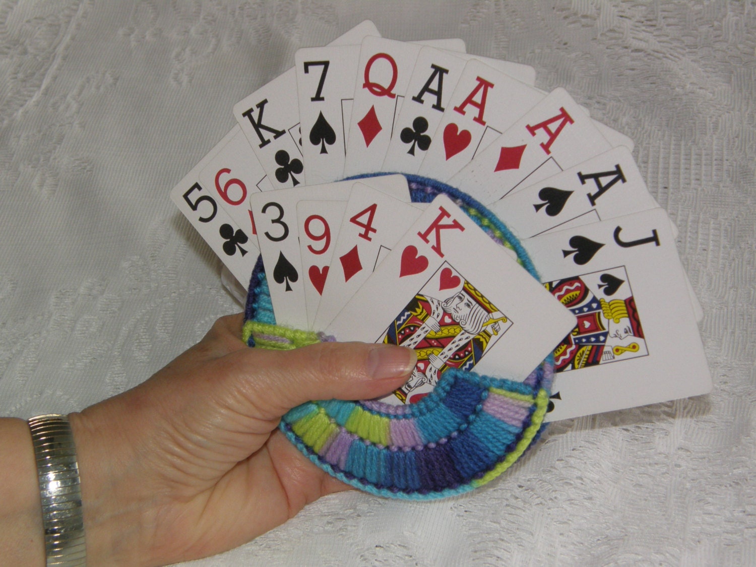Playing Card Holders, Card Holders, Round Playing Card Holders - Etsy